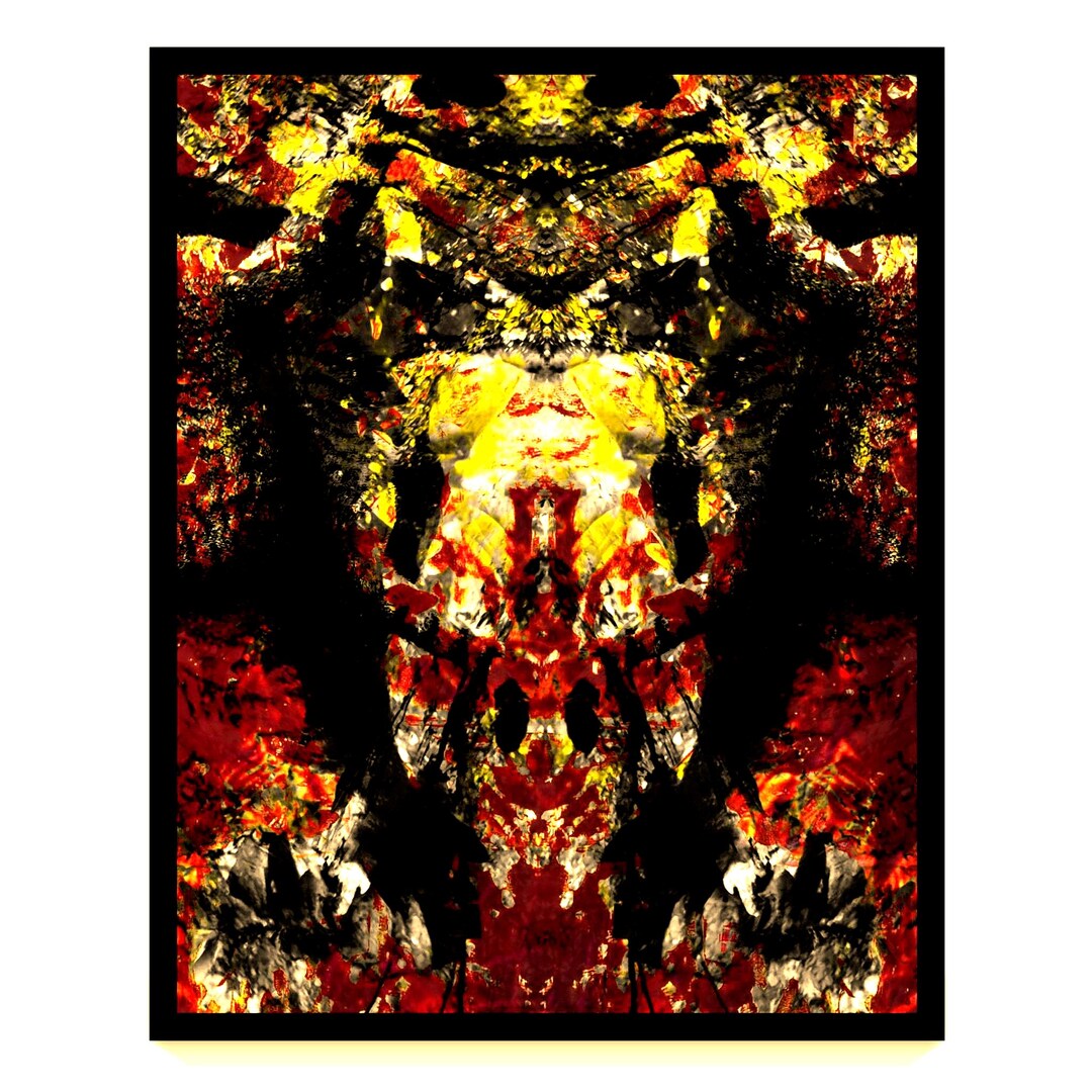 3 Image Unique Abstract Feather Cave Creature , Mutant Beast , Forest ...
