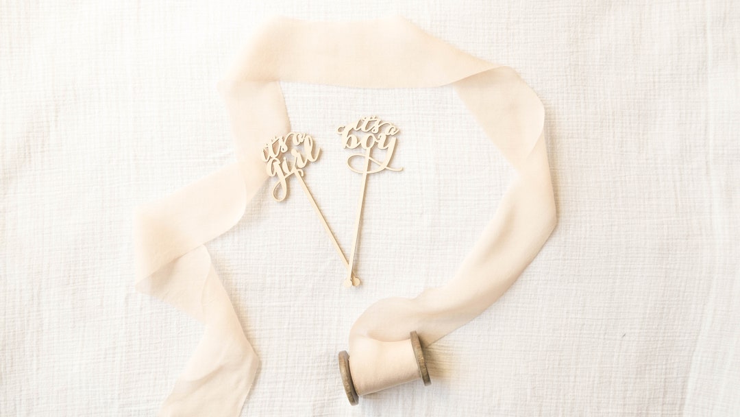 It's a Girl/boy Stir Sticks - Swizzle Sticks - for Baby Shower and ...