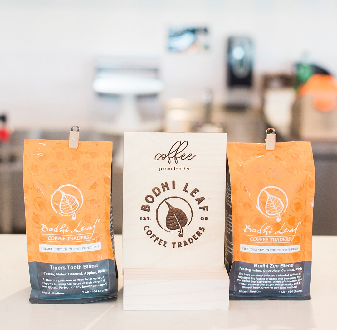 Company Logo Engraved Wood Placard and Stand - Etsy