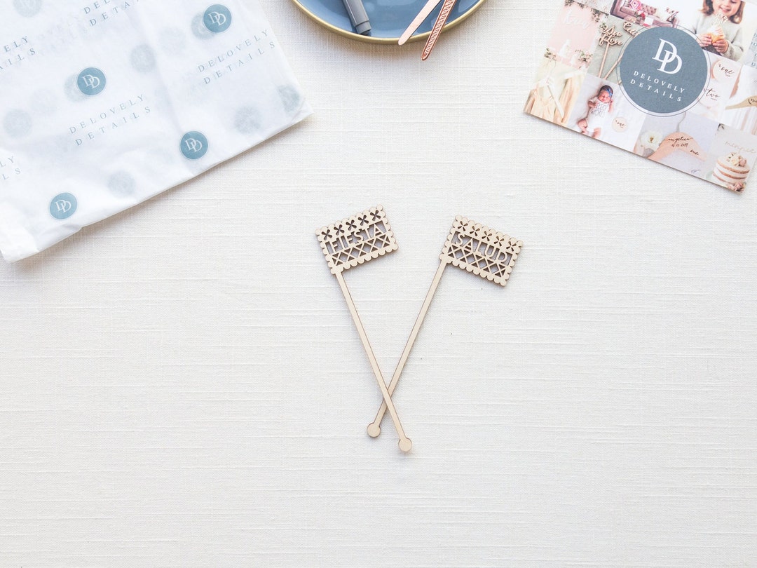 Papel Picado Stir Stick - Mexican Fiesta - Party Supplies - (20) Pack ...