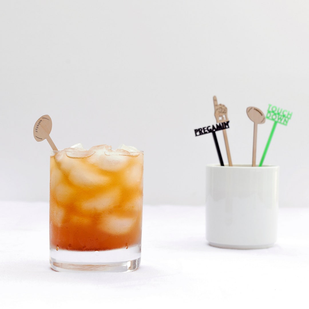 Superbowl Football Party Stir Stick/swizzle Stick 20 Pack Laser Cut ...