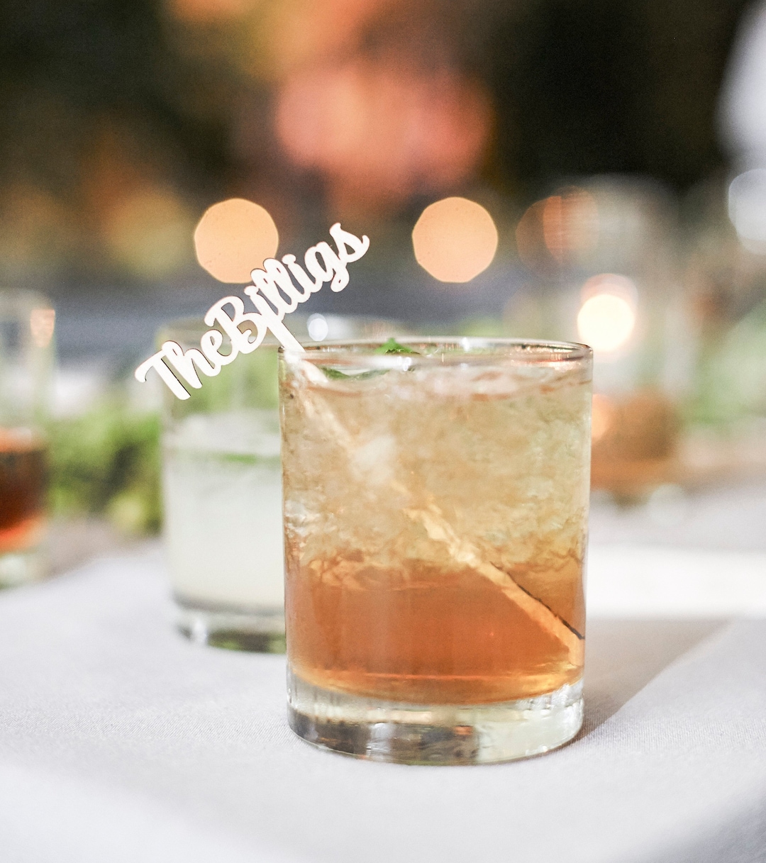 20 Pack - Custom Stir Stick/swizzle Stick - Laser Cut Wood - Etsy