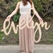 Large Laser Cut Wood Name Sign - Etsy