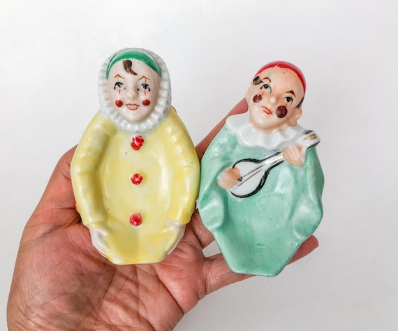 Cute Pierrot Boy Man Circus Clown Ring Trinket Dish Jewelry - Etsy UK