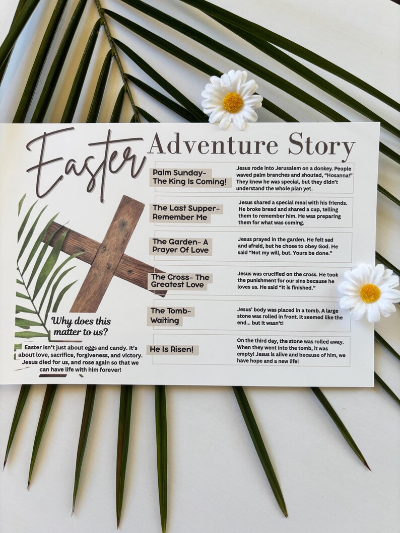 Christian Easter Craft Kit | Holy Week Bible Story Adventure for Kids ...