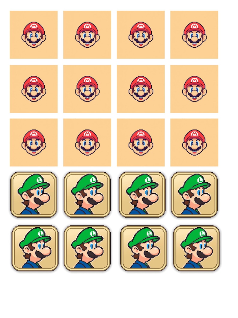 Super Mario Bros. Token Board - Etsy Canada