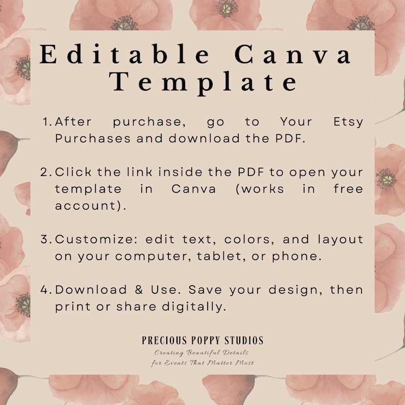 Floral Baptism Invitation Template, Pink Cross Christening Invite ...