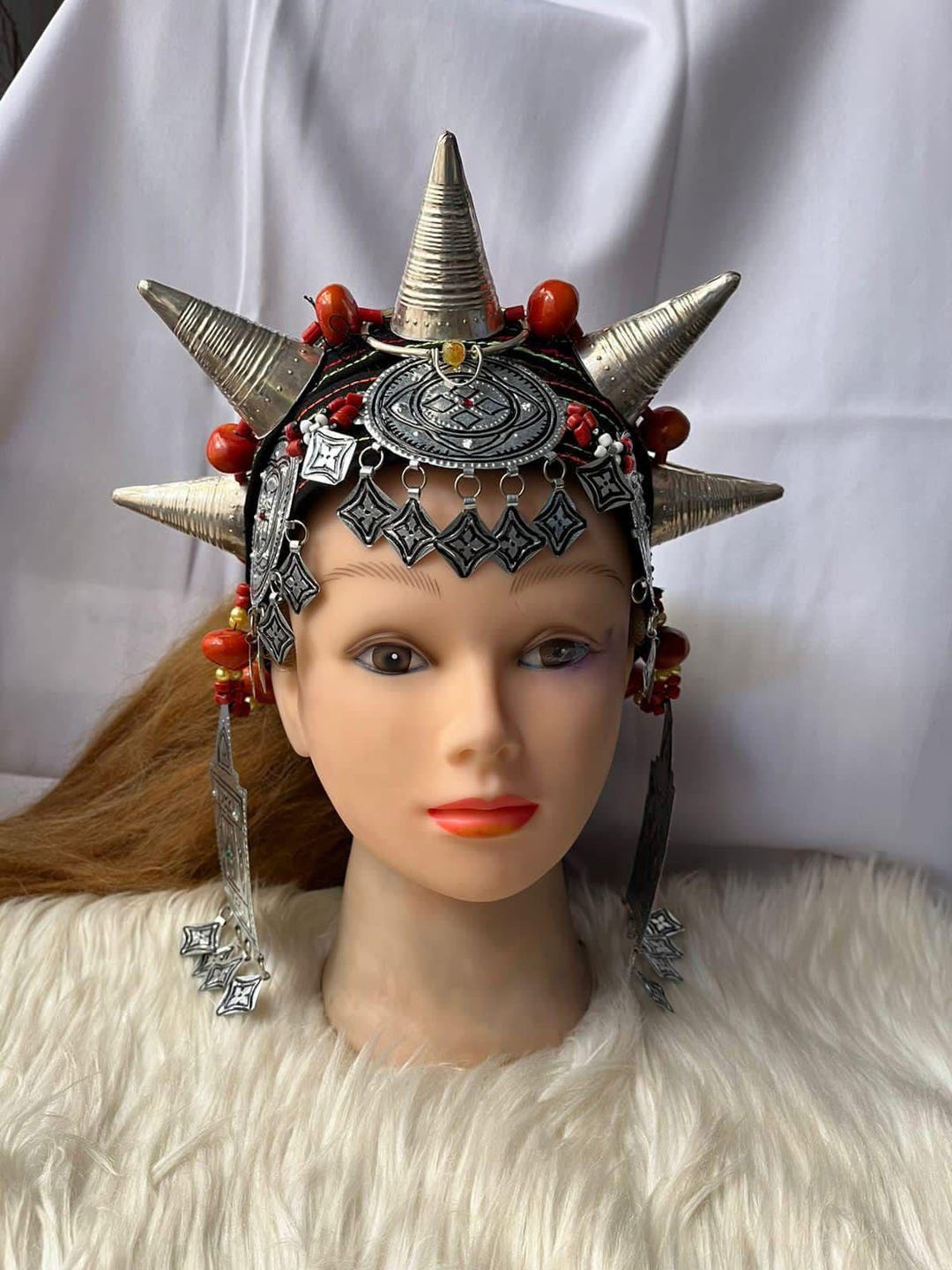 Decorative Metal Headpiece Crown | Boho Festival Headwear | Statement ...