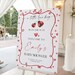 Welcome Sign Template: Love Bug Baby Shower, Red Ladybug Theme ...