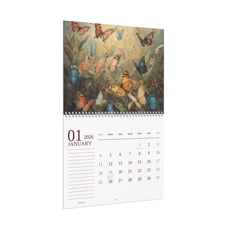 Butterfly 2026 Wall Calendars - Etsy Australia