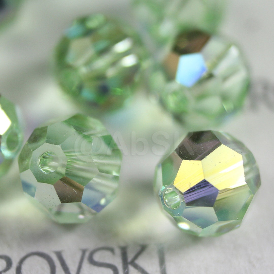 Swarovski Crystal 5000 Round Ball Beads CHRYSOLITE AB Select Quantity ...