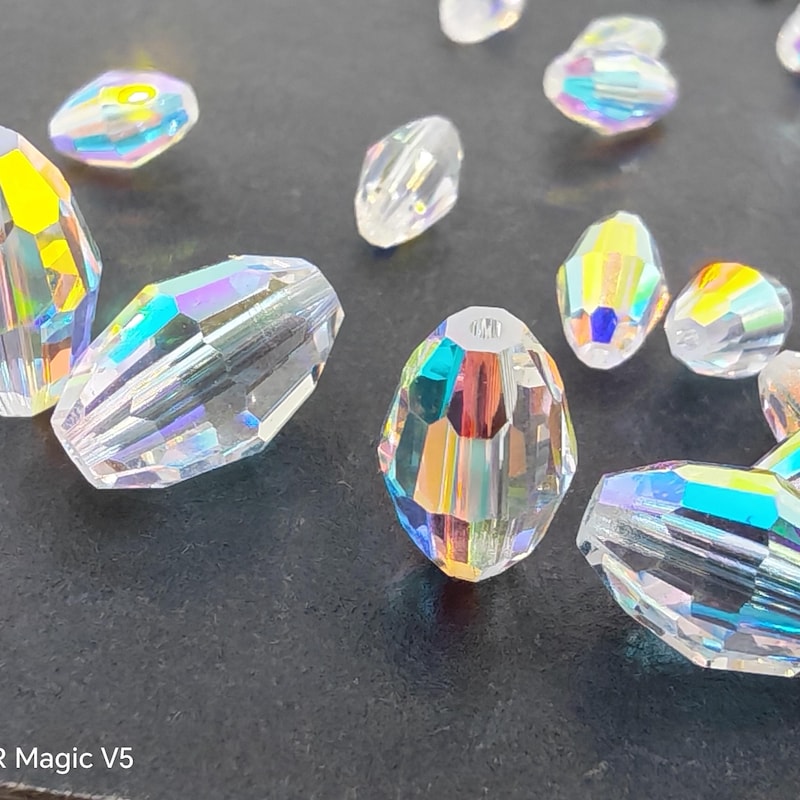 15mm Clear Crystal Beads - Etsy