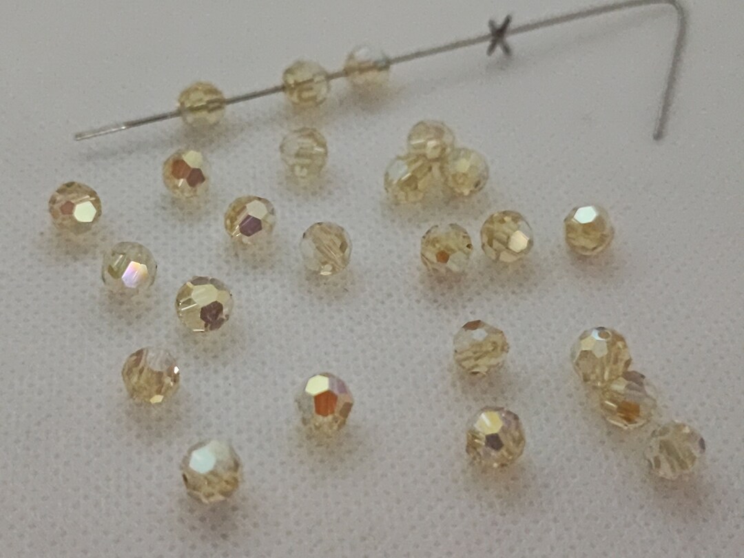 Swarovski Crystal 5000 Round Ball Beads 6mm JONQUIL AB2X ( Select ...