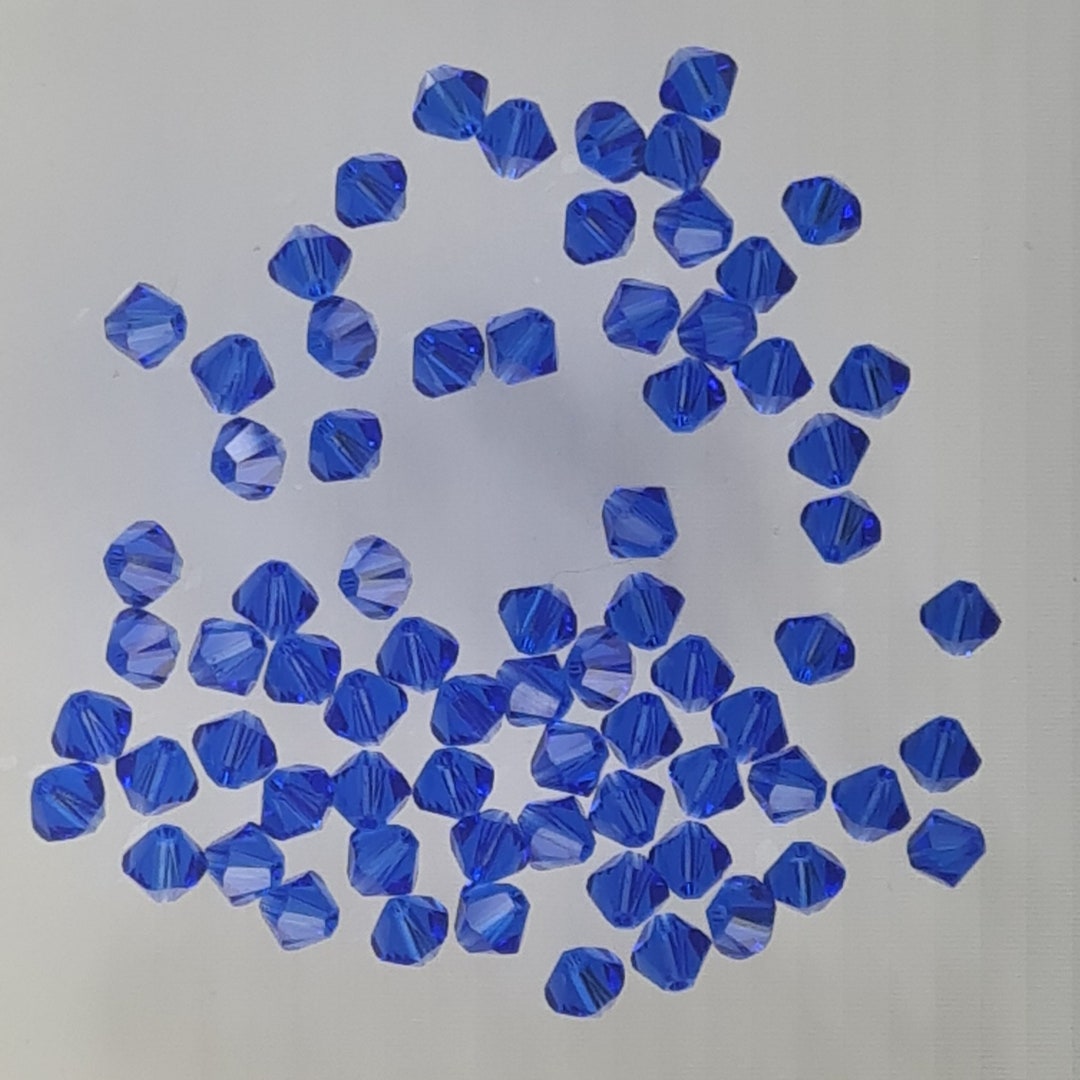 Swarovski Crystal Bicone Beads 5328 5301 Xillion Color : Majestic Blue ...