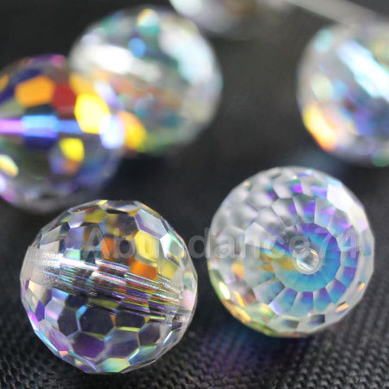 Faceted Crystal Ball - Etsy