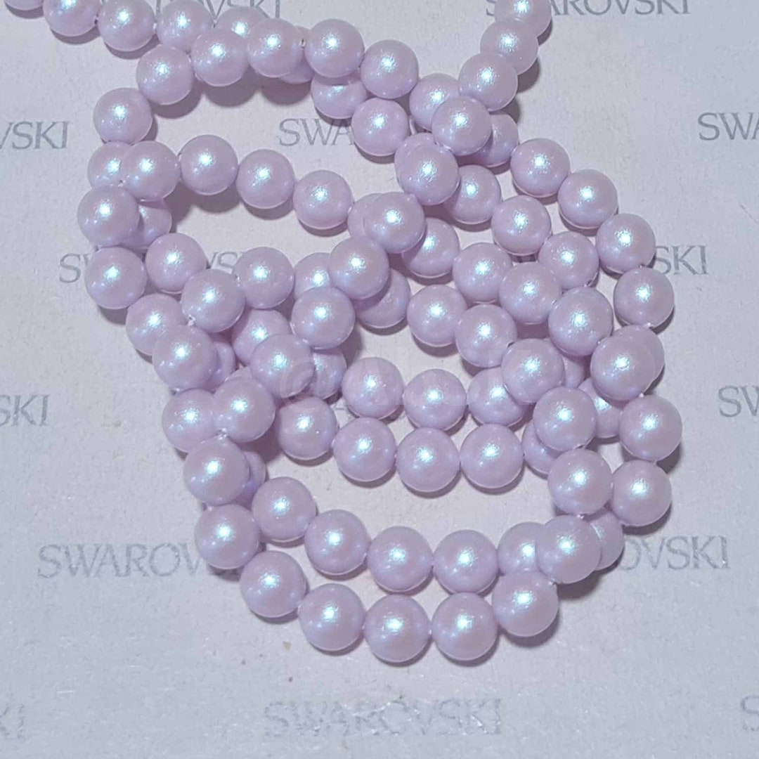 Swarovski Crystal Pearl Beads 5810 Round Ball Pearl Center Drilled Hole ...