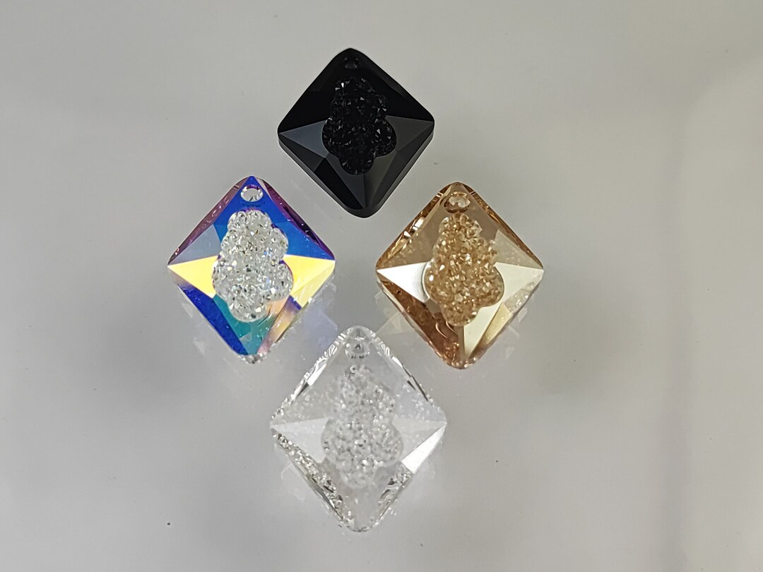 Swarovski Crystal Pendant 6926 26mm Growing Rhombus Pendants Select ...