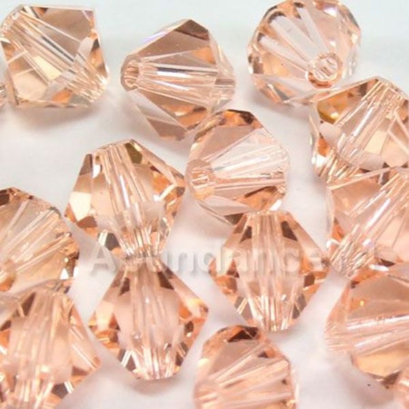 Peach Swarovski Crystals - Etsy