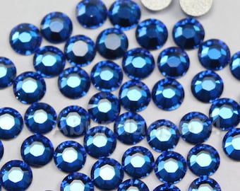 Swarovski Crystal 2028/2058/2088 Flatback Non Hotfix Crystal Meridian Blue SS12, SS16, SS20 - Etsy
