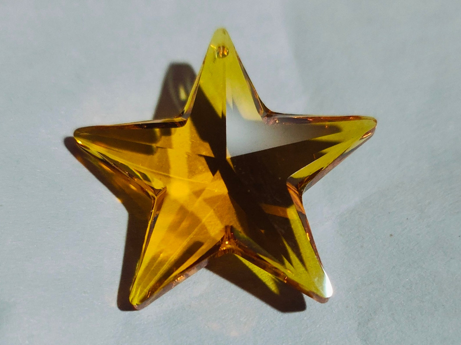 Swarovski Strass Crystal Pendant 8815 6714 28mm Star Pendant - Clear AB ...