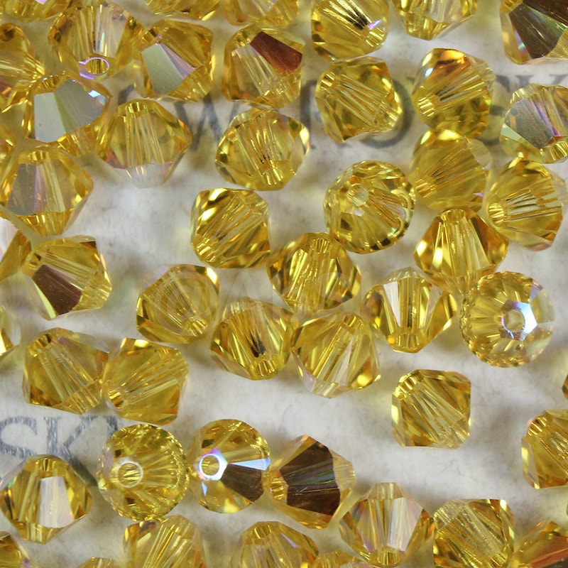 Swarovski Topaz Ab Beads - Etsy