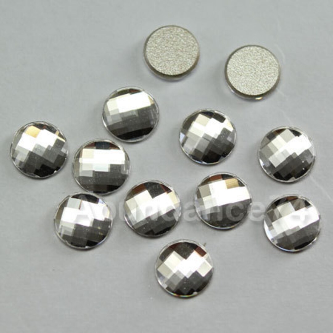 12 Pcs Swarovski Crystal 6mm 2035 Round Flatbacks, Non Hotfix - Crystal Clear - Etsy