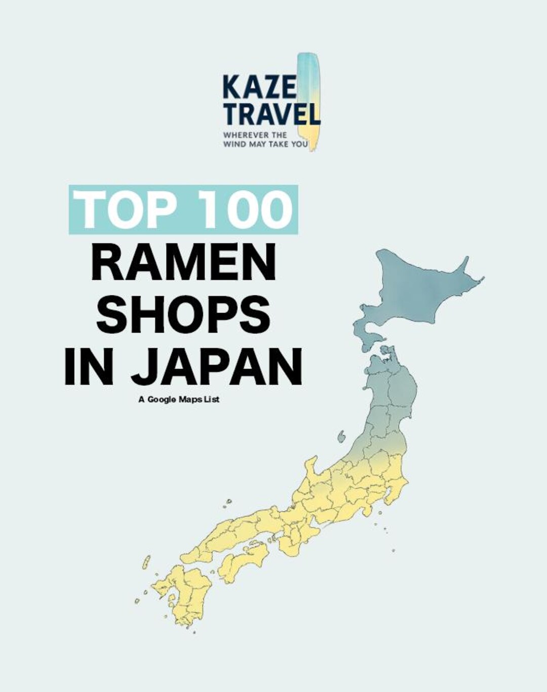 Top 100 Ramen Shops in Japan: A Google Maps List - Etsy