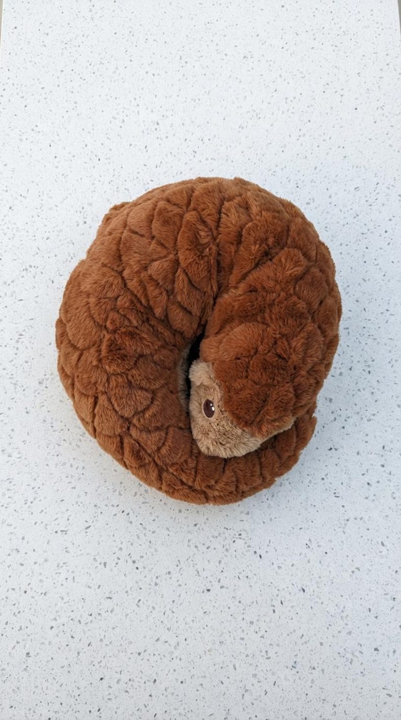 Pangolin Plush Toy 4lbs Perfect for Valentine's Day - Etsy