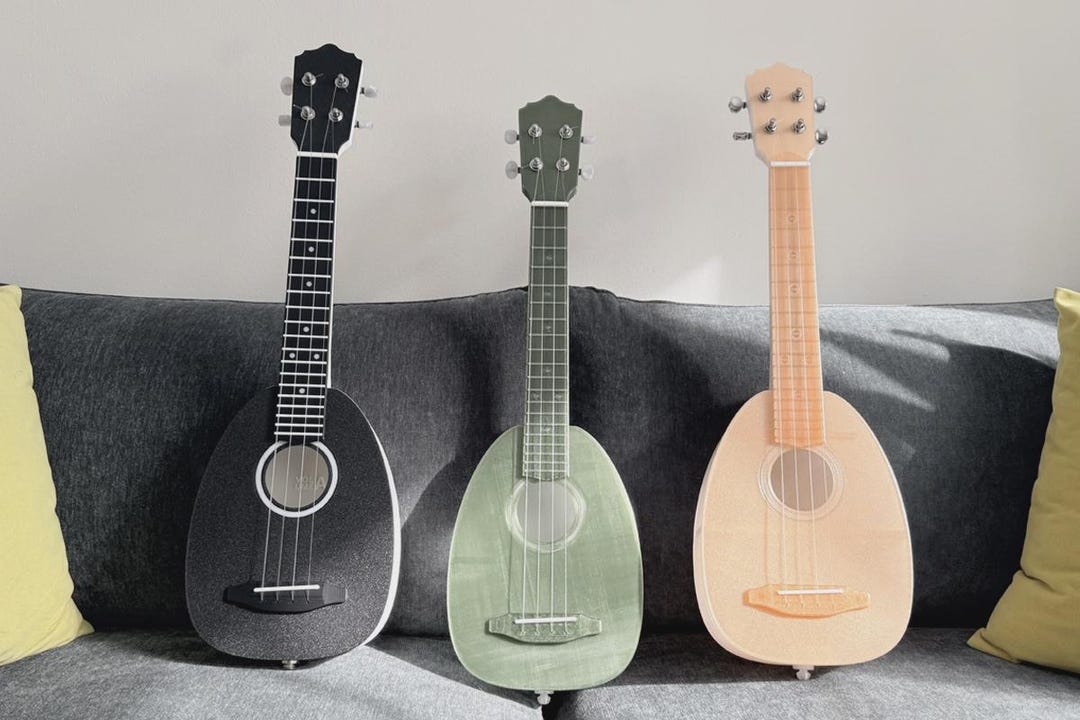 3D Printed Ukulele KIT - Build Your Own Long Neck Soprano Ukulele - Etsy