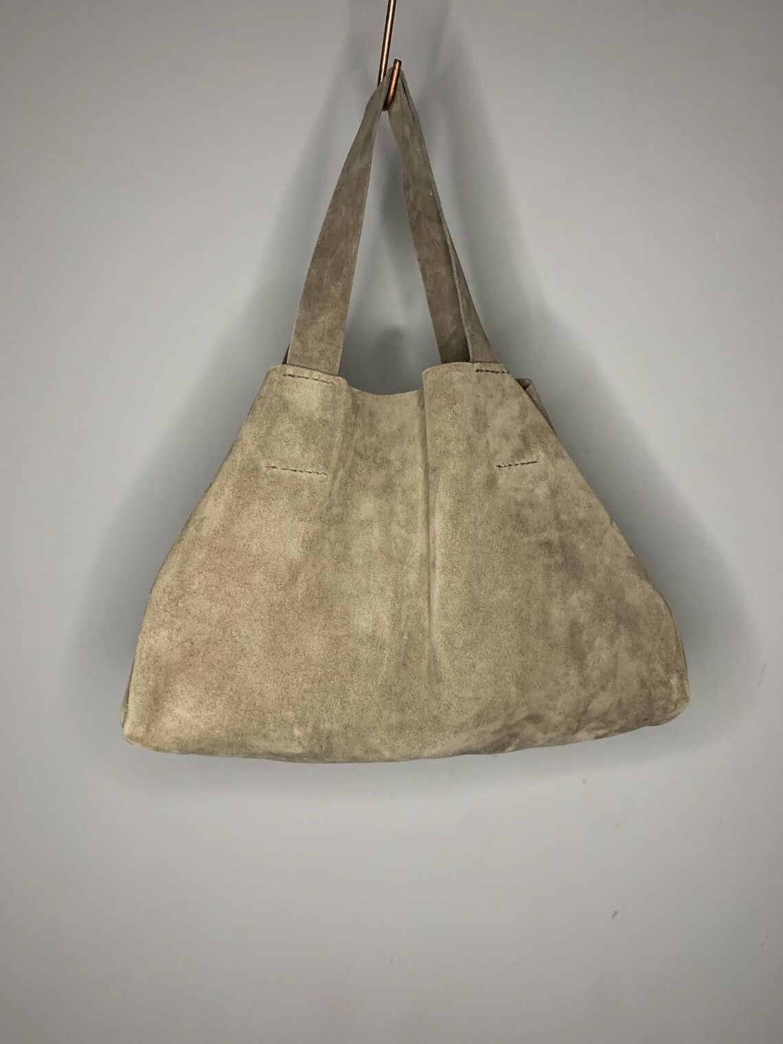 Tan Suede Tallulah Tote - Etsy