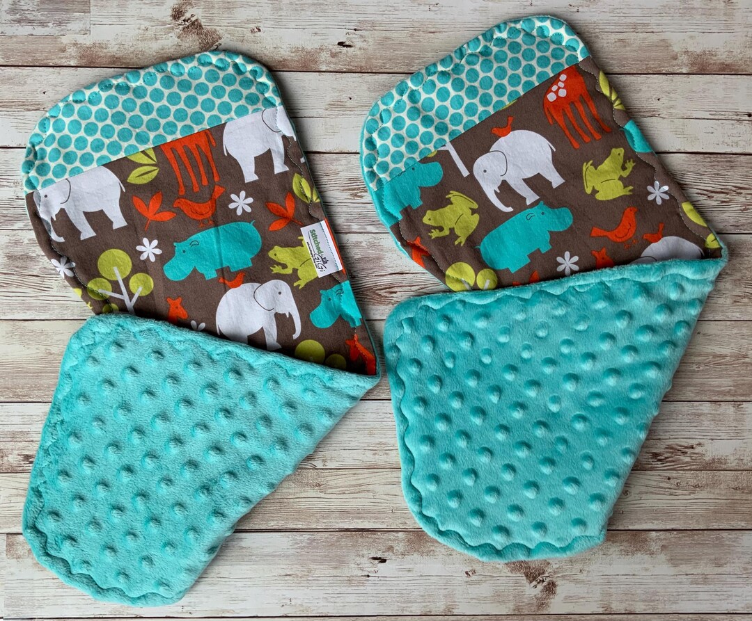 Wildlife Burp Clothes, Animal Nursery - Etsy