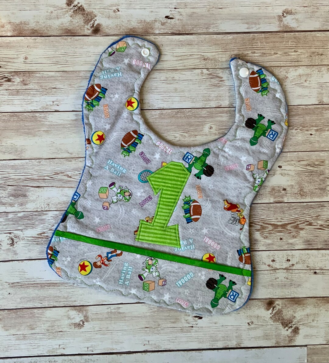 Toy Story Birthday Bib, Toy Story Baby Shower, Toy Story 1st Birthday ...