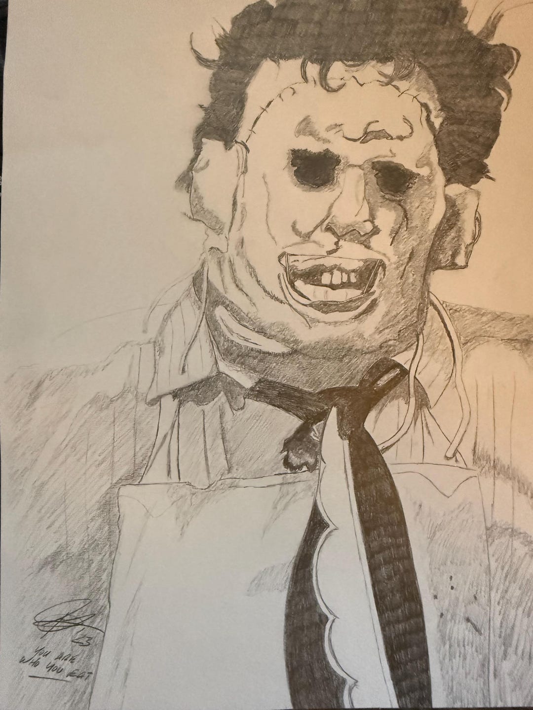 Texas Chainsaw Massacre Pencil Drawing Two-pack: Leatherface and Chop ...