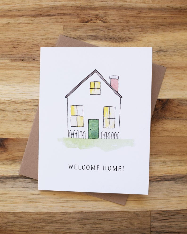 Welcome Home! | New House | Greeting Card - Etsy