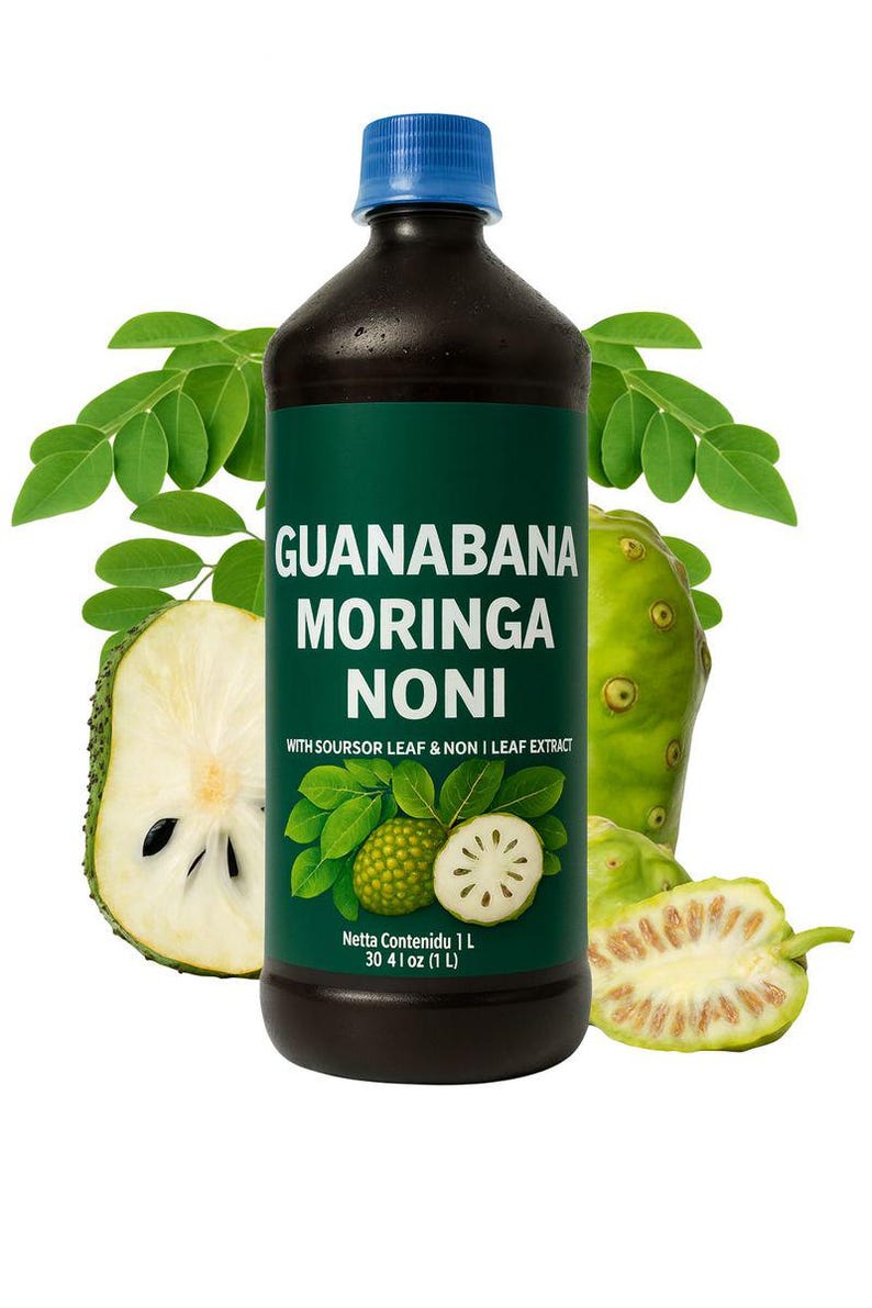 Soursop Guanabana Bitters With Moringa & Noni | Herbal Botanical Blend ...