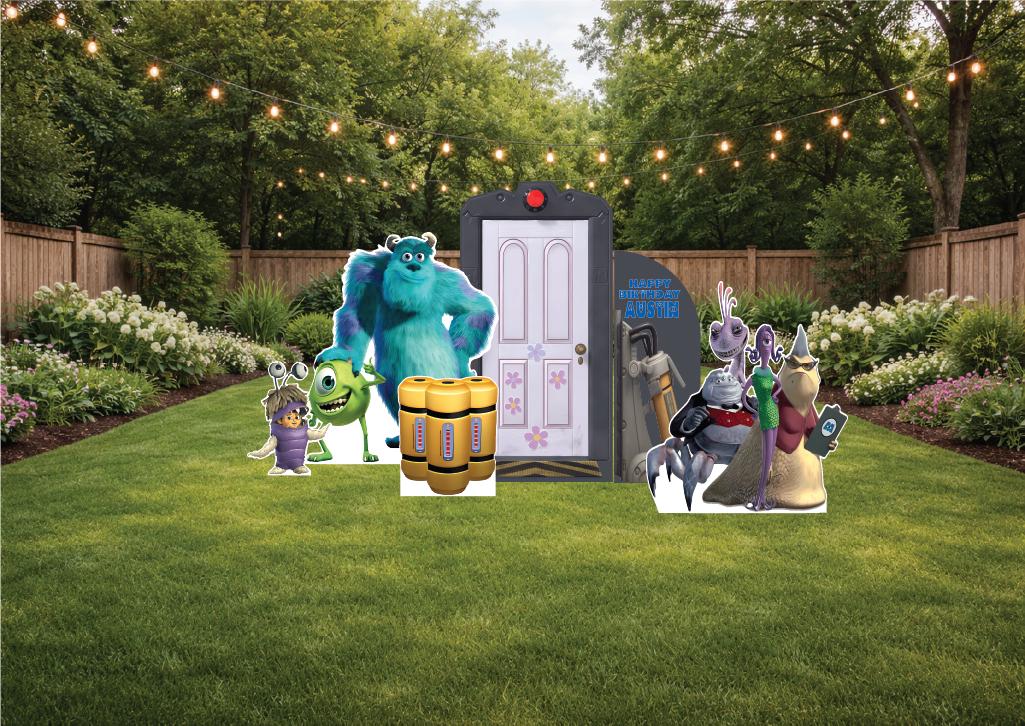 Monsters Inc Sully Boo Mike Wazowski Randal Cecilia Waternoose Ross ...
