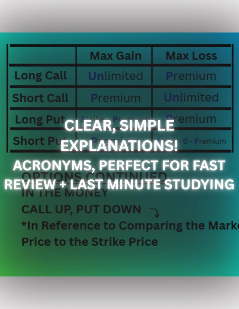 SIE Exam Dump Sheet | FINRA Study Guide Pdf | Quick Notes, Definitions, Test Prep Printable - Etsy