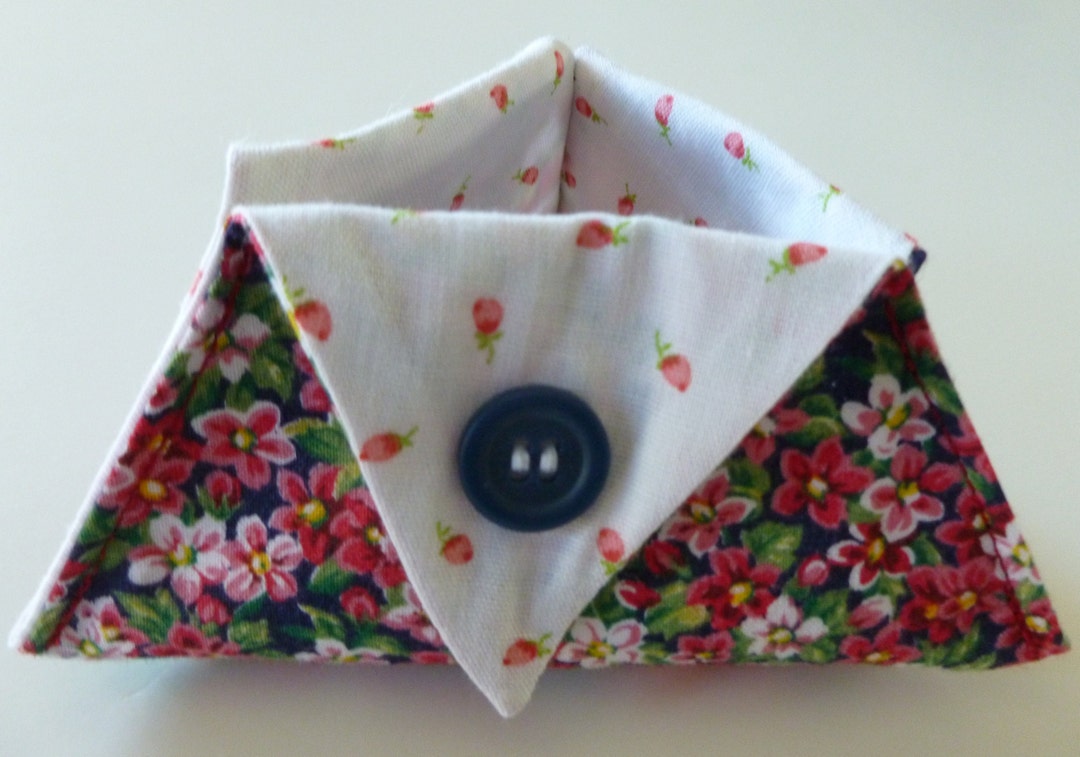 Pretty Floral Thread Catcher for Sewing or Craft Projects; Loose Thread ...