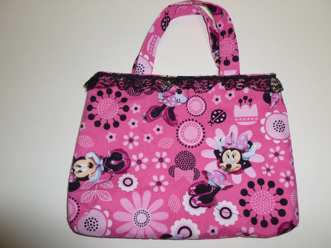 Minnie Mouse Girl's Lined Purse Minnie Mouse Birthday Gift for Girl Pink Minnie Purse Girl's ...