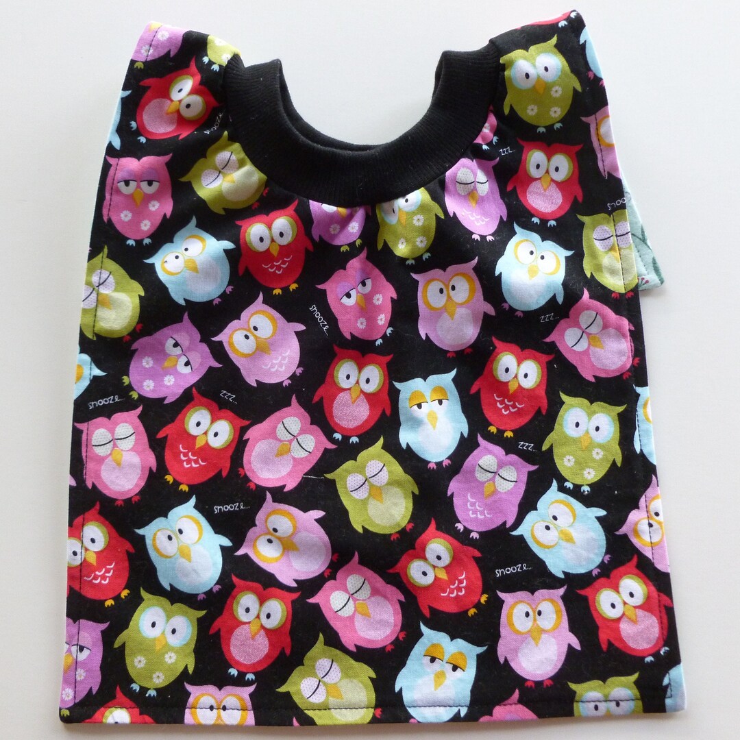 Owls Pullover Bib for Babies, Toddlers or Special Needs Children; Bibs ...