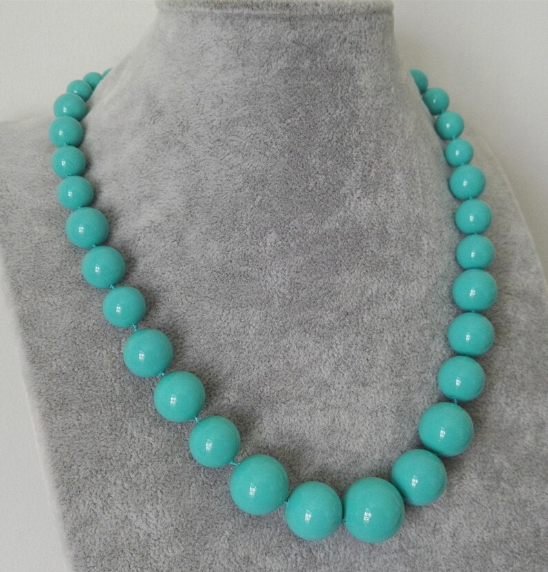 8-18 Mm Turquoise Blue Sea Shell Pearl Gradient Wedding Party | Etsy