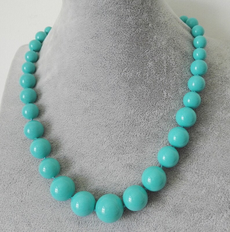 8-18 Mm Turquoise Blue Sea Shell Pearl Gradient Wedding Party | Etsy