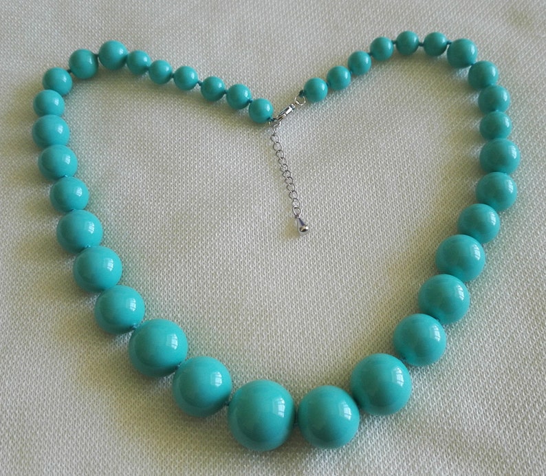 8-18 Mm Turquoise Blue Sea Shell Pearl Gradient Wedding Party | Etsy