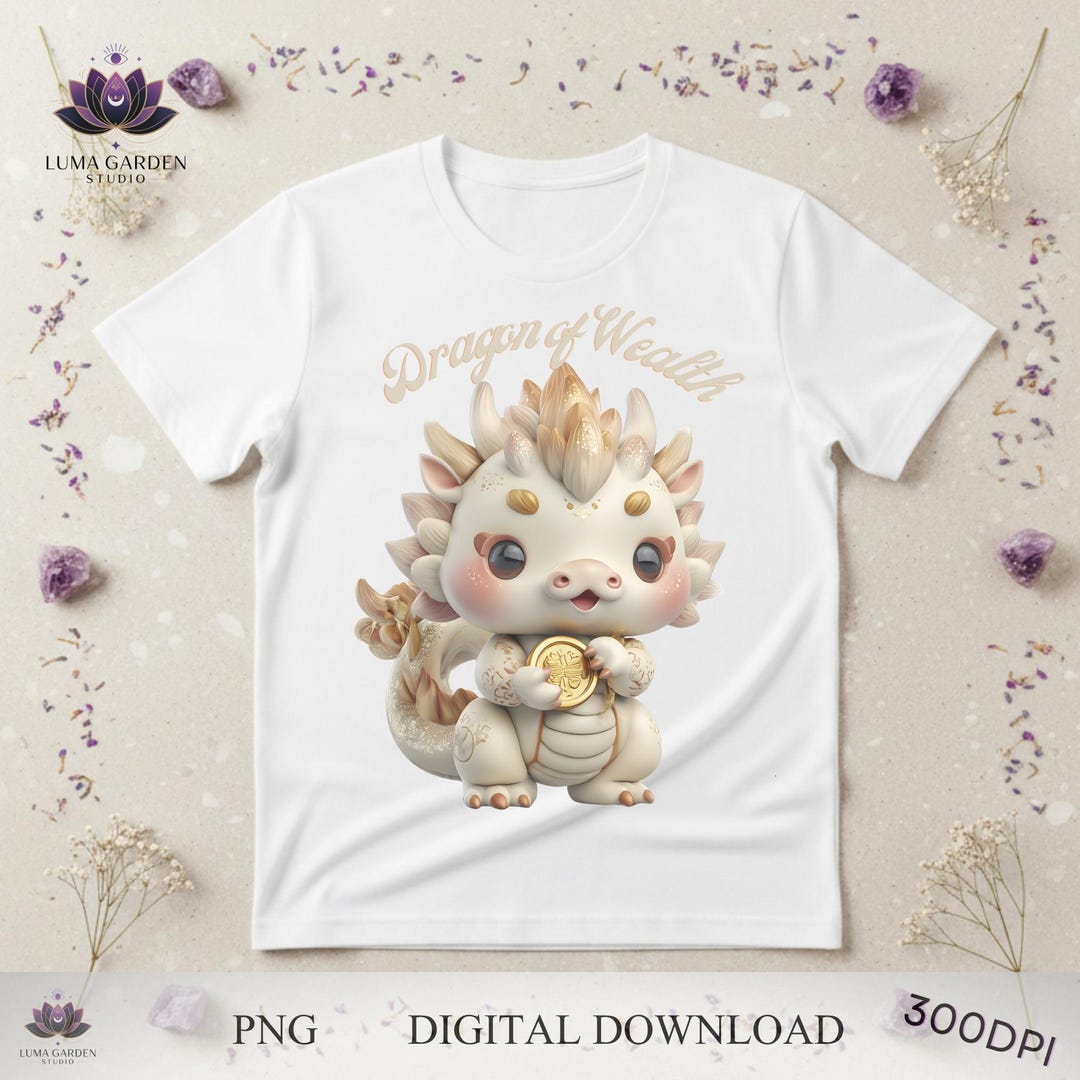 Dragon of Wealth PNG | Animals of Sacred Light | Cute Sacred Dragon ...