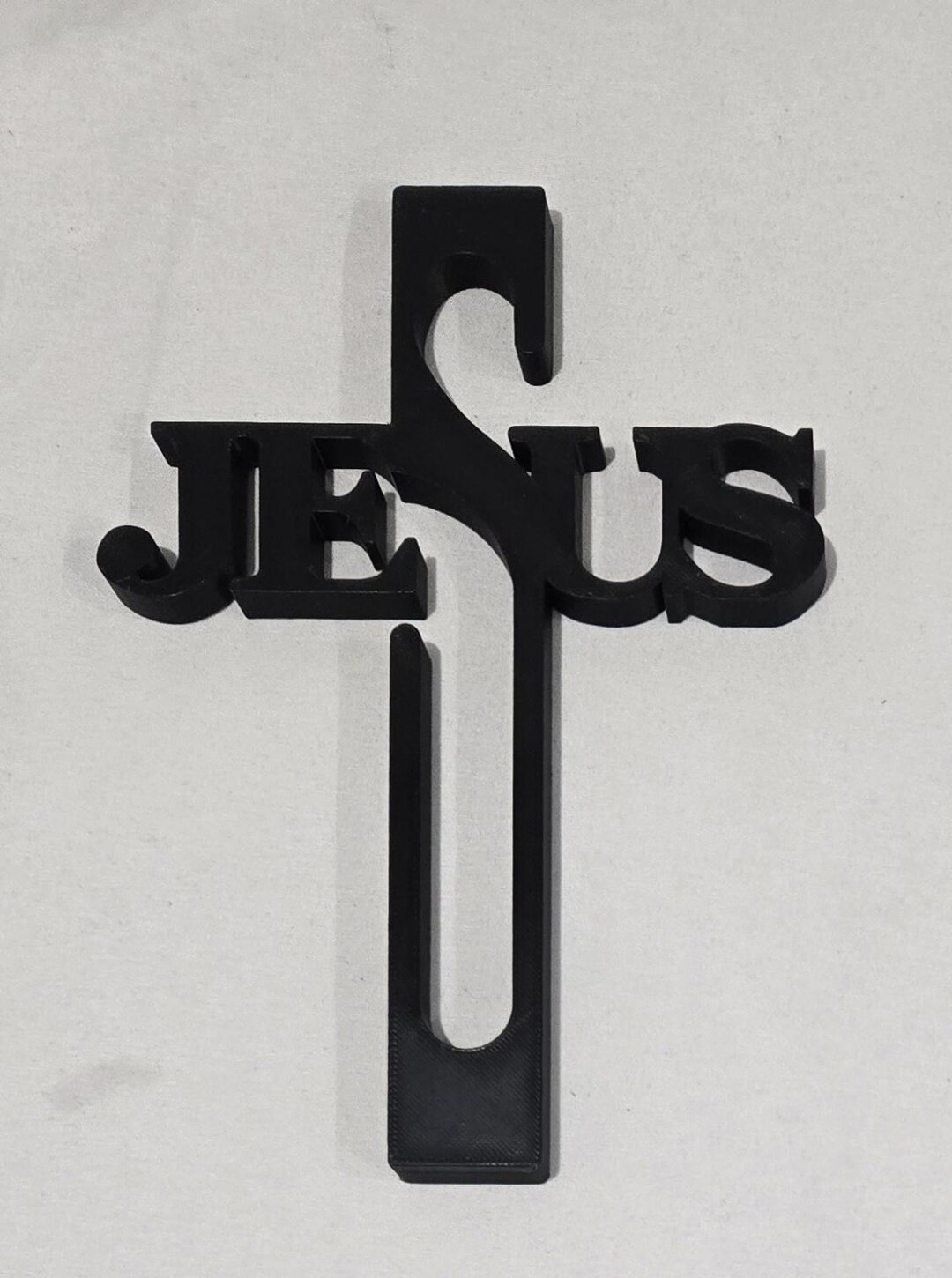Cross With Jesus' Name. 3d Printed, Light Weight. Made With PLA - Etsy