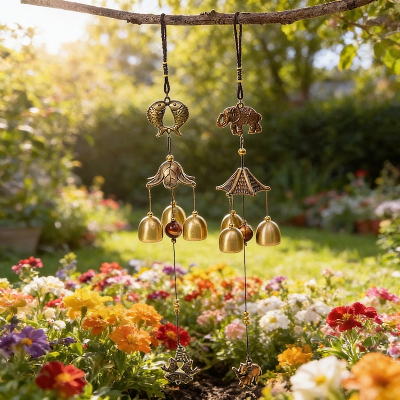 Antique Bell Wind Chimes - Etsy