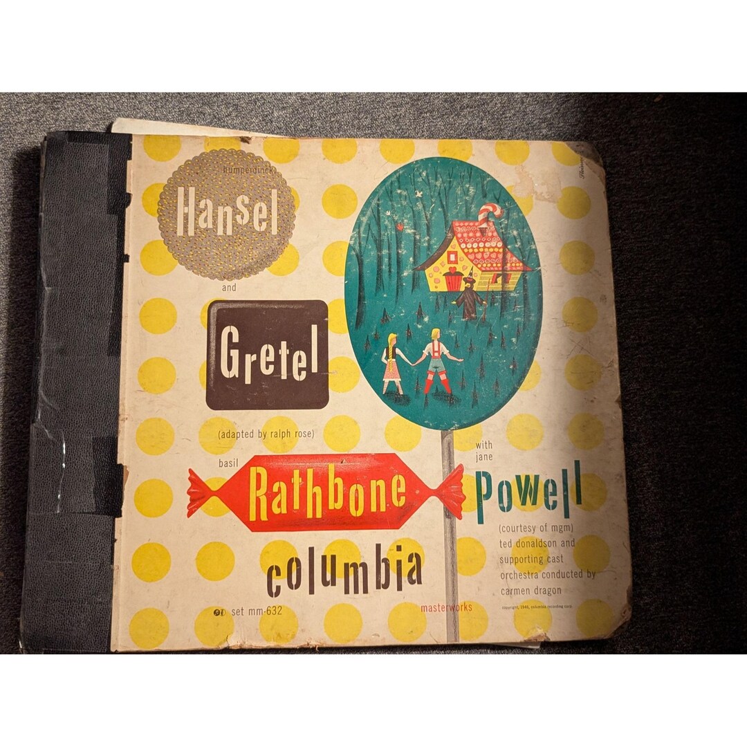 Hansel Gretel Vinyl Record Columbia Masterworks NM 632 Featuring Basil ...