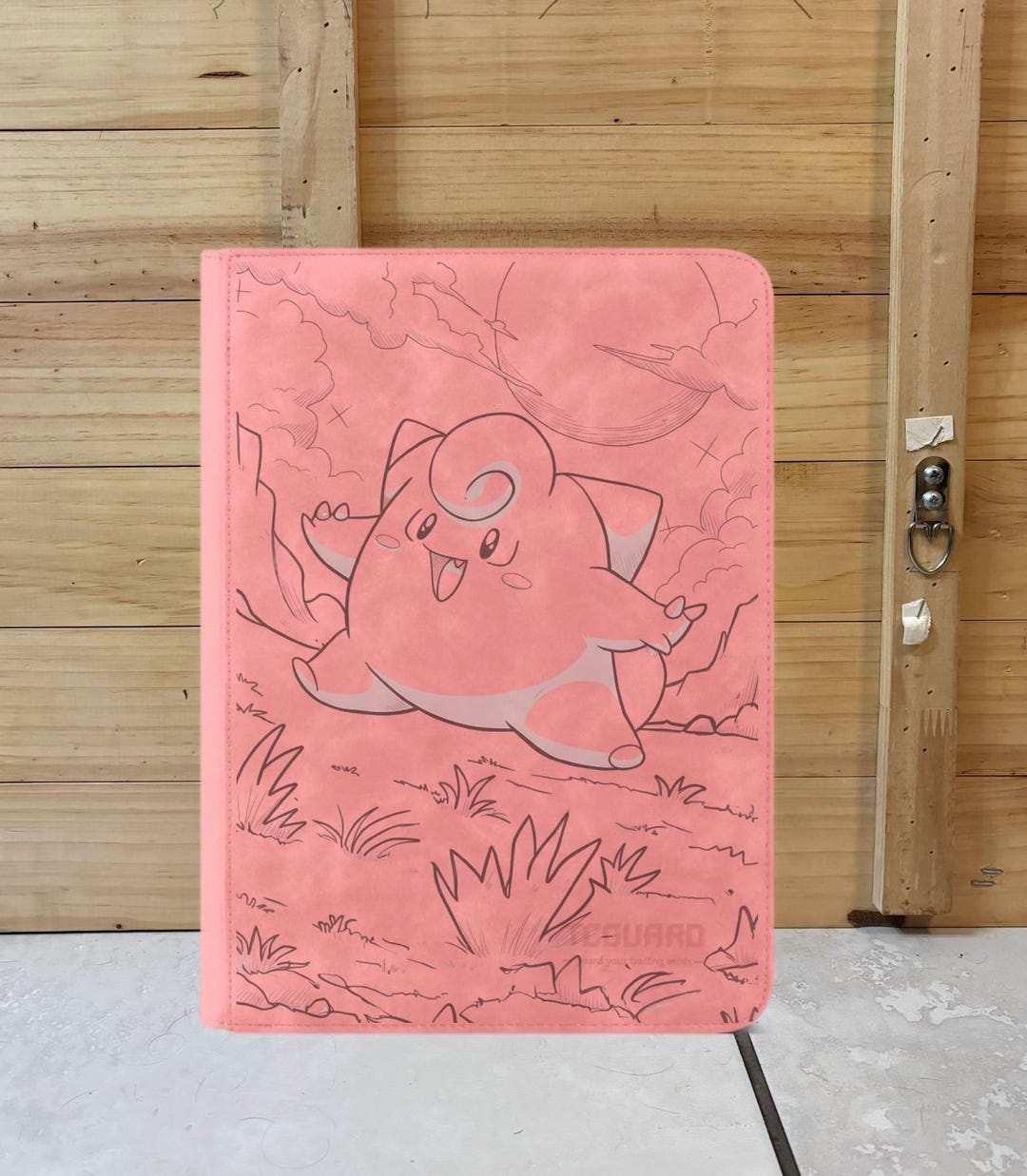 Clefairy Pokemon Binder Custom Laser Engraved - 9 Pocket - Etsy