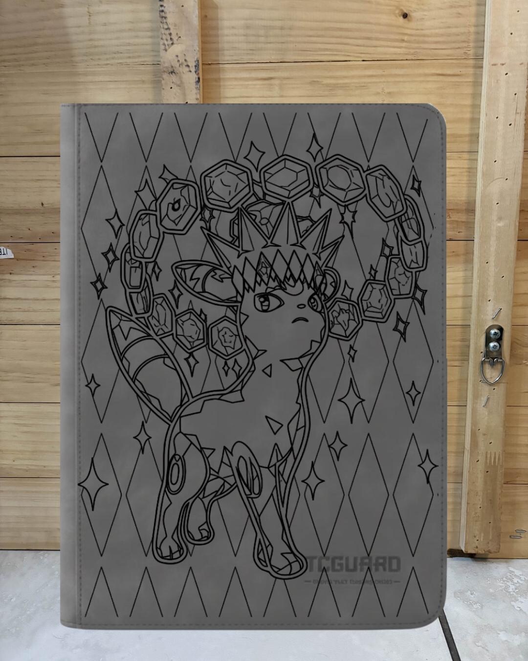Laser Engraved Pokemon Binder Umbreon (made to Order) - Etsy