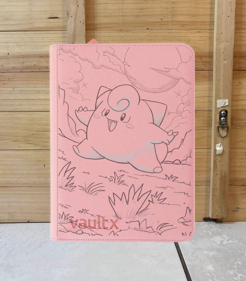 Clefairy Pokemon Binder Custom Laser Engraved - 9 Pocket - Etsy